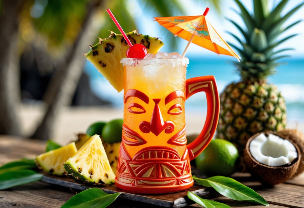Island Tiki Drink Recipe: Ingredients & Easy Step-by-Step Guide - Drool ...