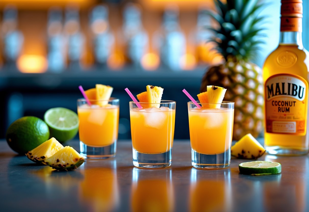 Malibu Shots Recipe: Easy Steps & Ingredients for Tasty Drinks - Drool ...