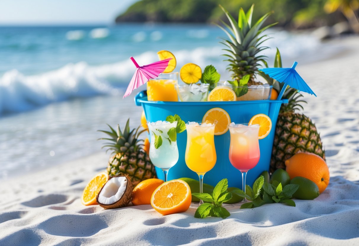 Beach Bucket Drinks Recipe: Step-by-Step Party Drink Guide - Drool Recipes