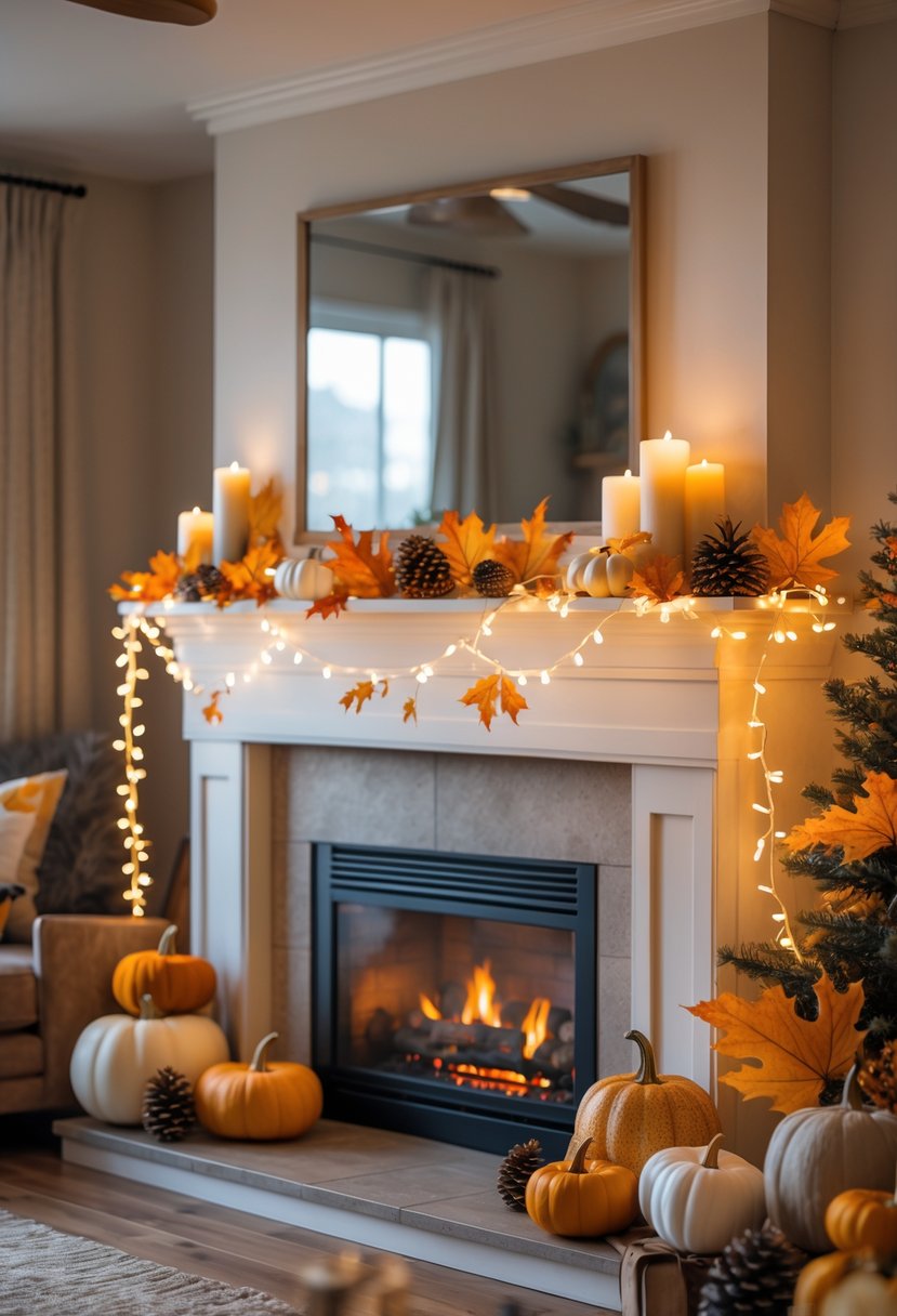 17 Cozy Fireplace Fall Decorating Ideas for Your Home | Mummy Time
