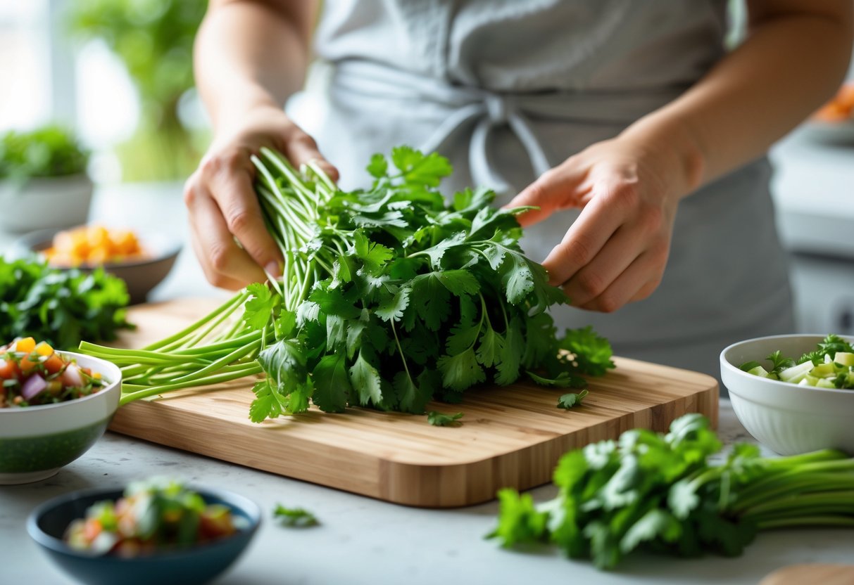 What to Do With Cilantro Stems: Creative & Tasty Kitchen Uses - Drool ...
