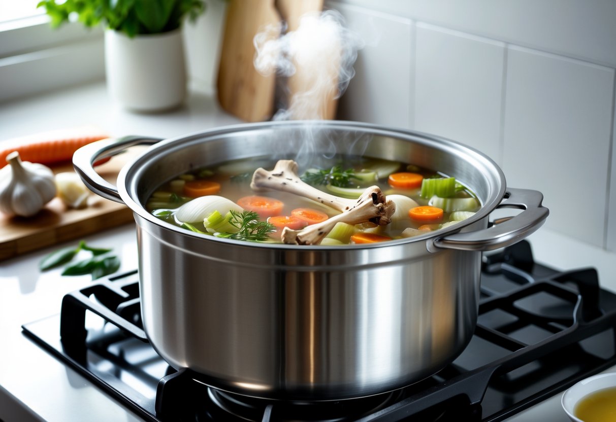 How Long to Cook Bone Broth on Stove: Slow-Simmered Richness in 12-24 ...