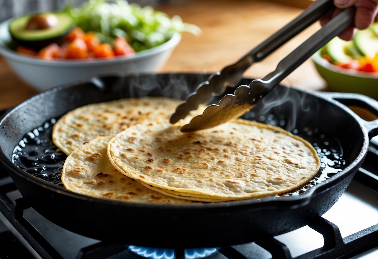 Can You Fry Flour Tortillas for Tacos? Crispy Taco Shells Recipe ...