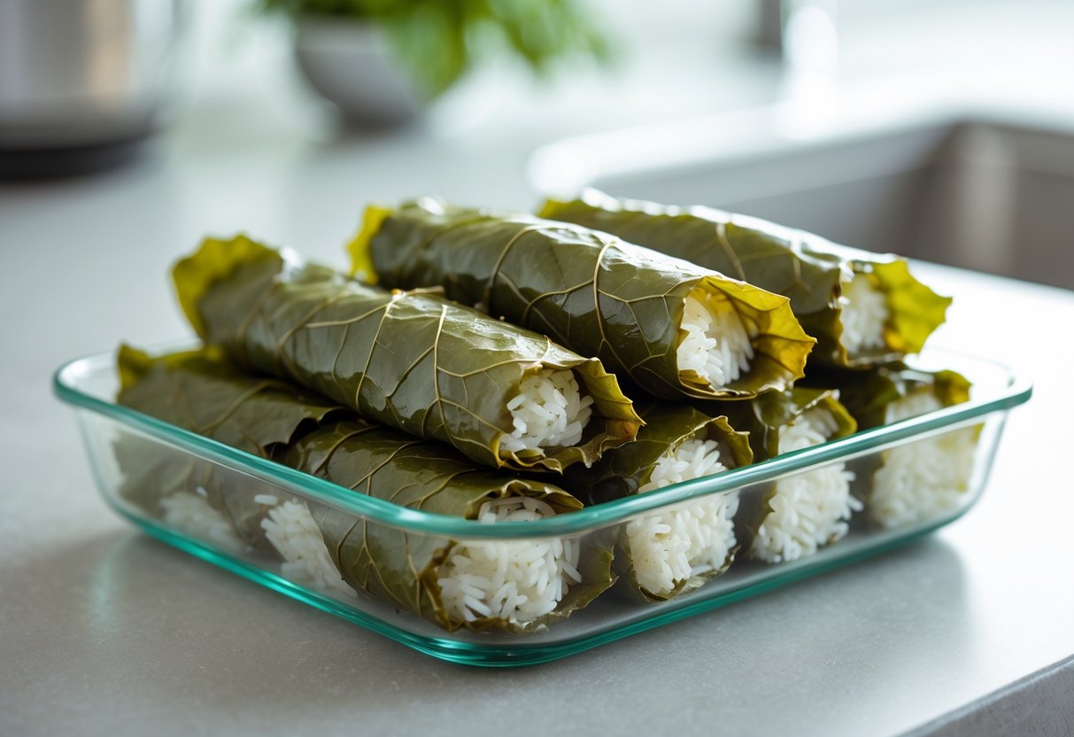 Can You Freeze Grape Leaves Stuffed With Rice? Easy Make-Ahead Tips ...