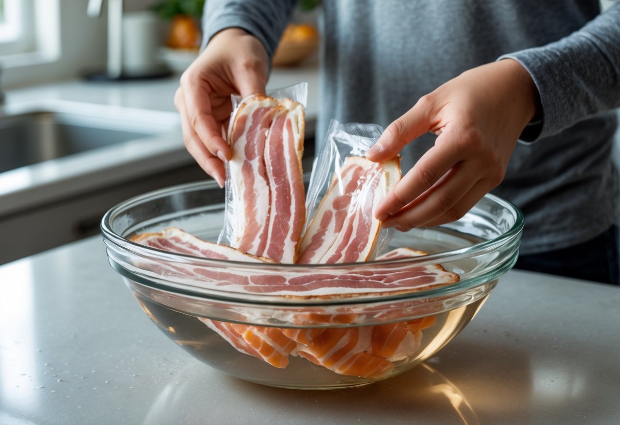 Can You Defrost Bacon in Hot Water? Safe Bacon Thawing for Recipes ...