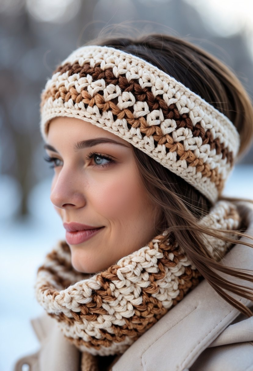 15 Chic Winter Headband Crochet Patterns | Mummy Time