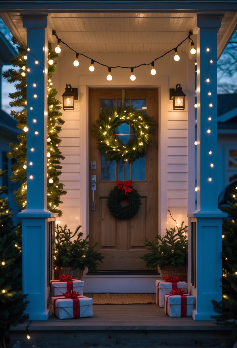 15 DIY Small Porch Christmas Decor Ideas | Mummy Time