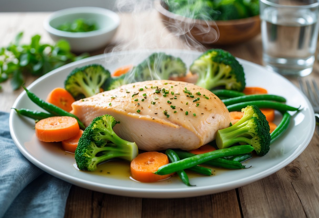 Is Steamed Chicken Healthy? Easy Recipe & Nutrition Guide - Drool Recipes