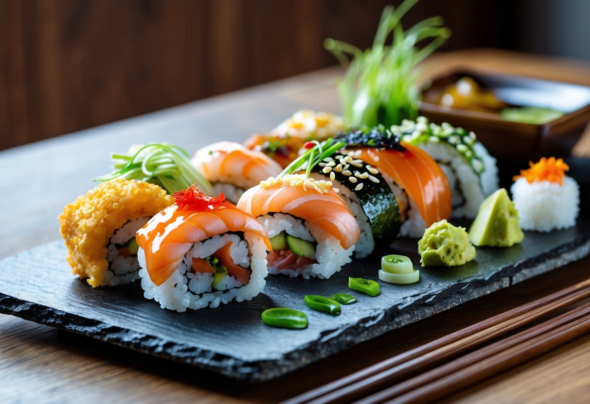 Cooked Sushi Recipe: Restaurant-Style Rolls With Perfectly Seasoned ...