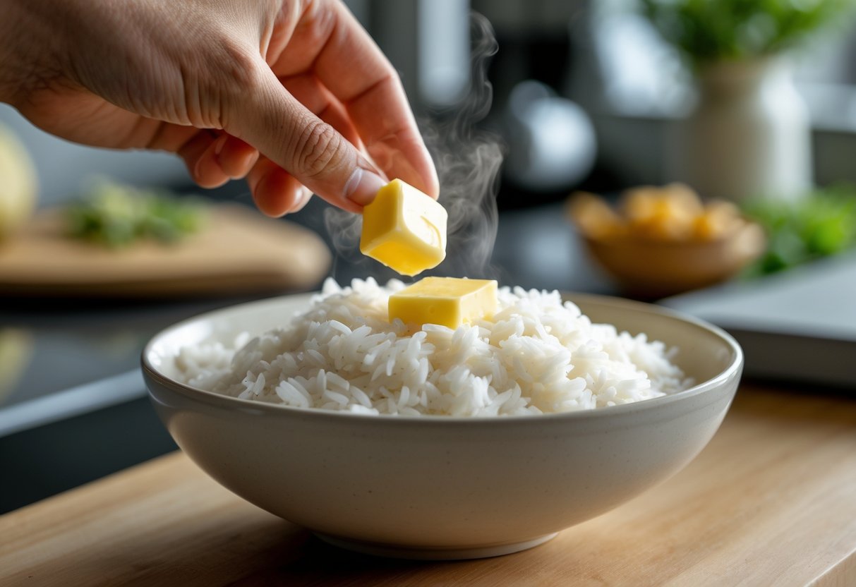 Add Butter to Rice: Rich, Fluffy Grains With a Golden Finish - Drool ...