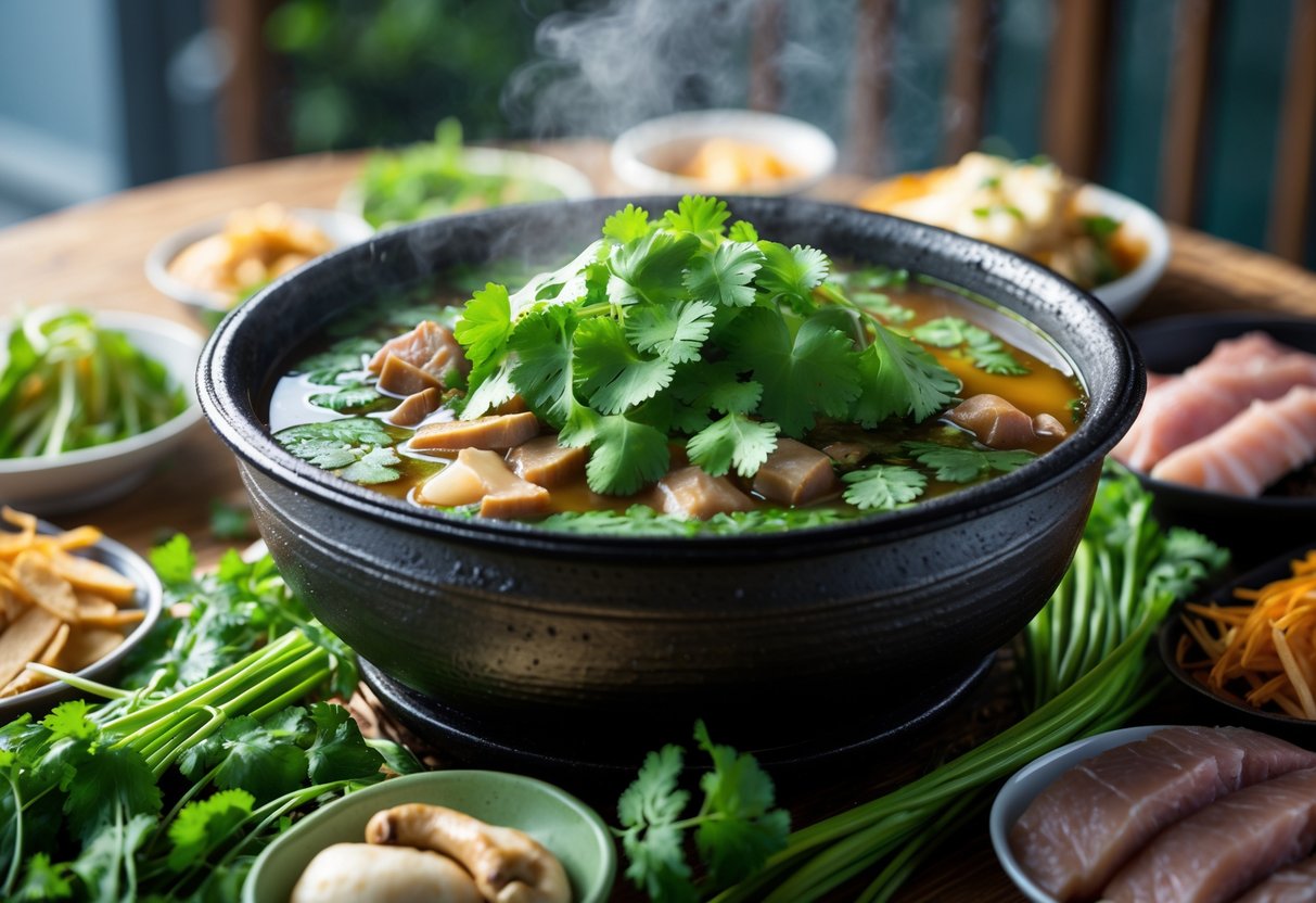 Cilantro Hot Pot Recipe: Ingredients & Step-by-Step Guide - Drool Recipes