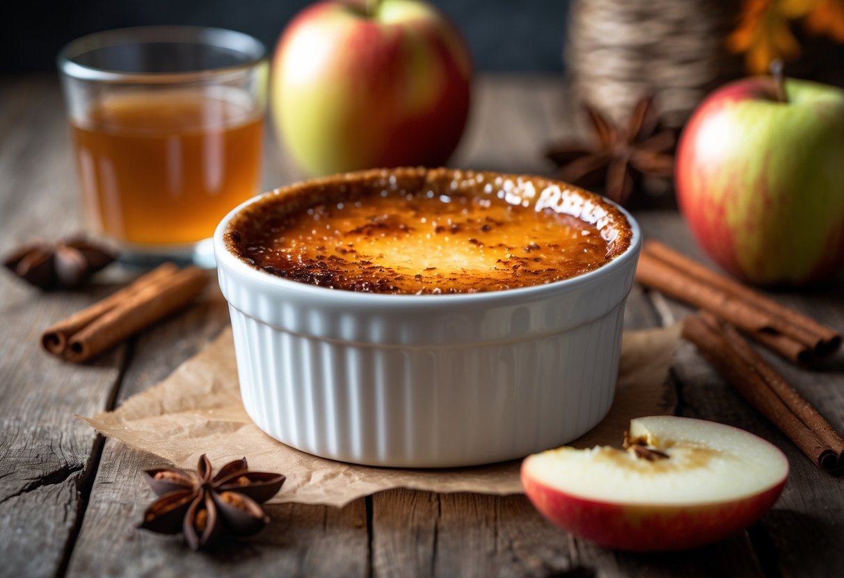 Apple Cider Crème Brûlée - Tastylicious