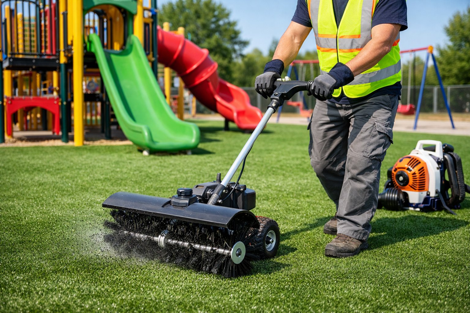 Playground Turf Maintenance: Safety & Cleaning Requirements Guide ...
