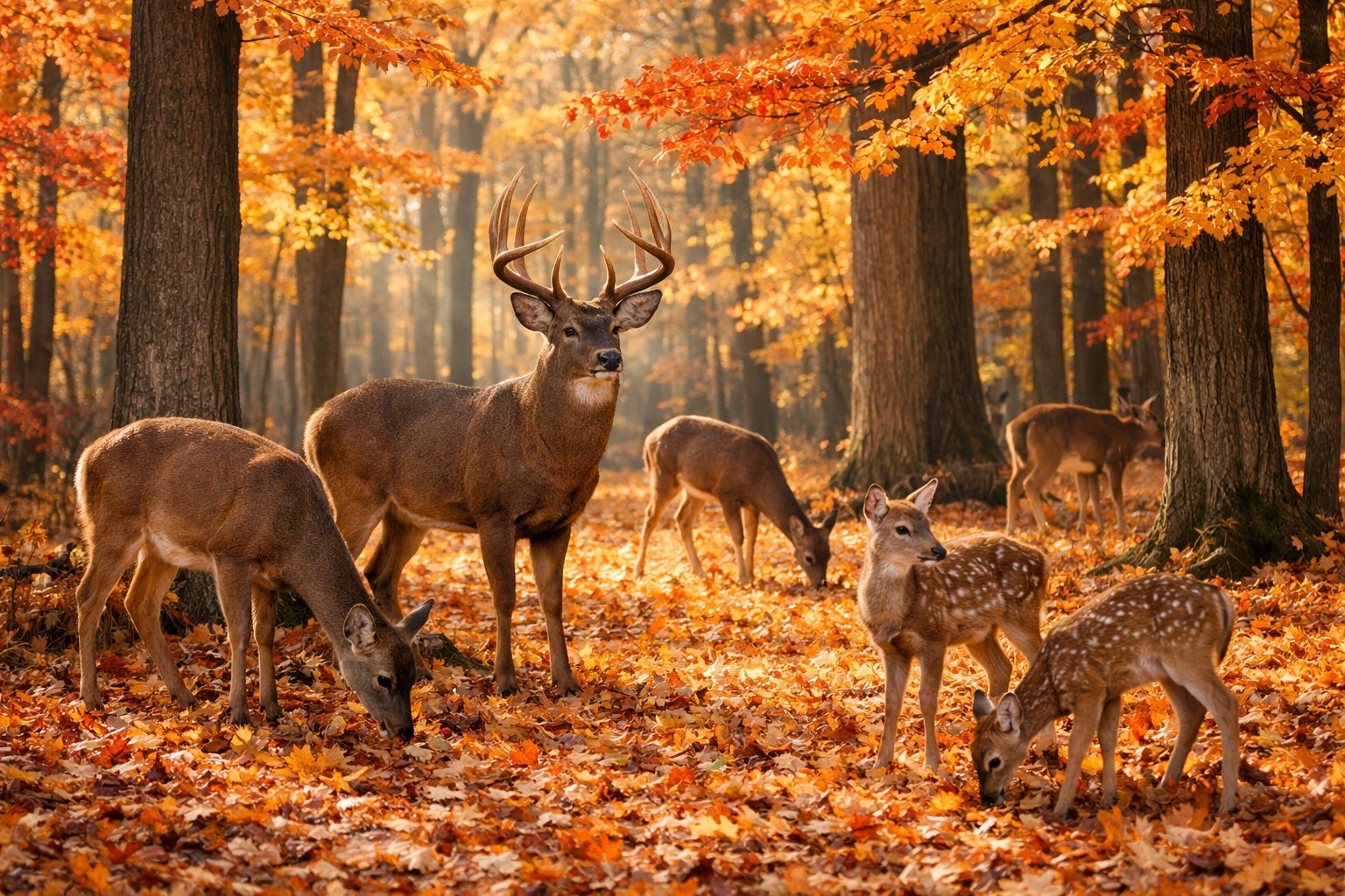 What Do Deer Do in the Fall? Behavior, Food, and Movement - Know Animals