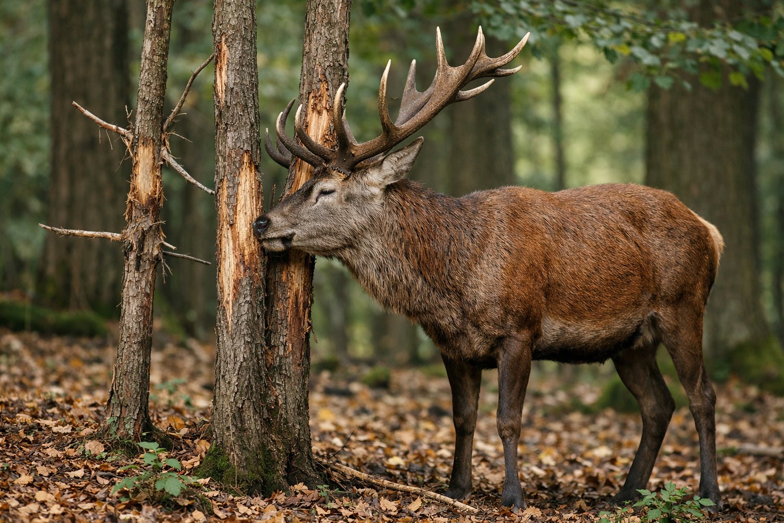 Do Red Deer Damage Trees? Understanding Causes and Solutions - Know Animals
