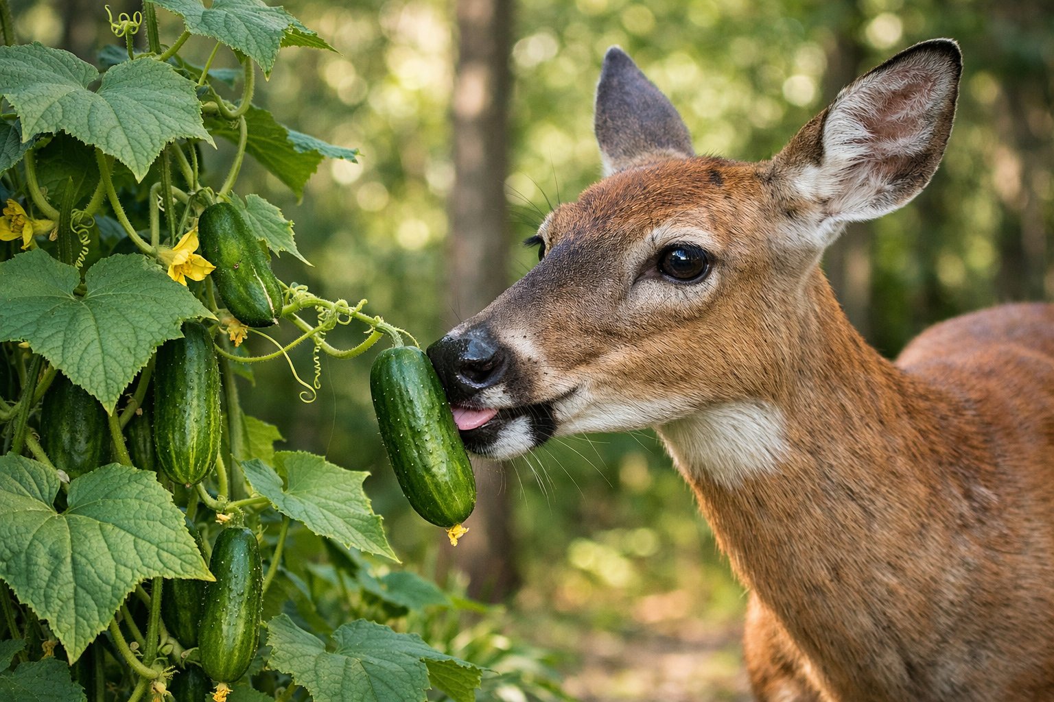 Will Deer Eat Cucumber? Garden Protection and Deer Behavior - Know Animals