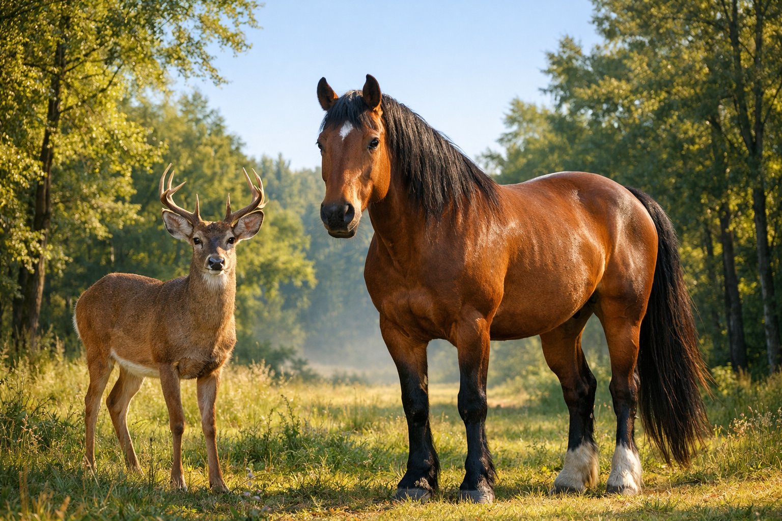 Are Deer Related to Horses? Understanding Their Differences and Origins ...