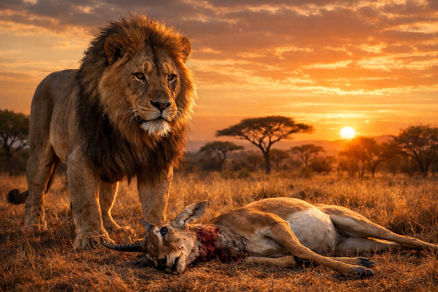 Why Do Lions Eat Deer? Lions, Diet, and the Predator-Prey Balance ...