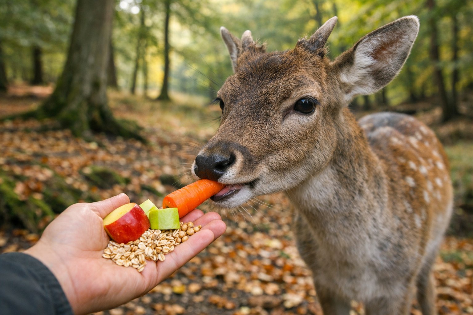 What Can I Feed Wild Deer in the UK? Safe Food & Tips - Know Animals