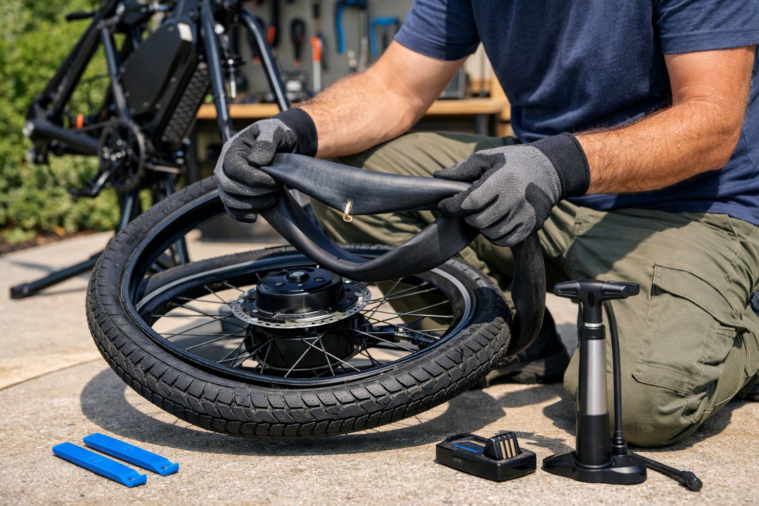 How To Fix A Flat Tire On An Electric Bike (Step-by-Step)