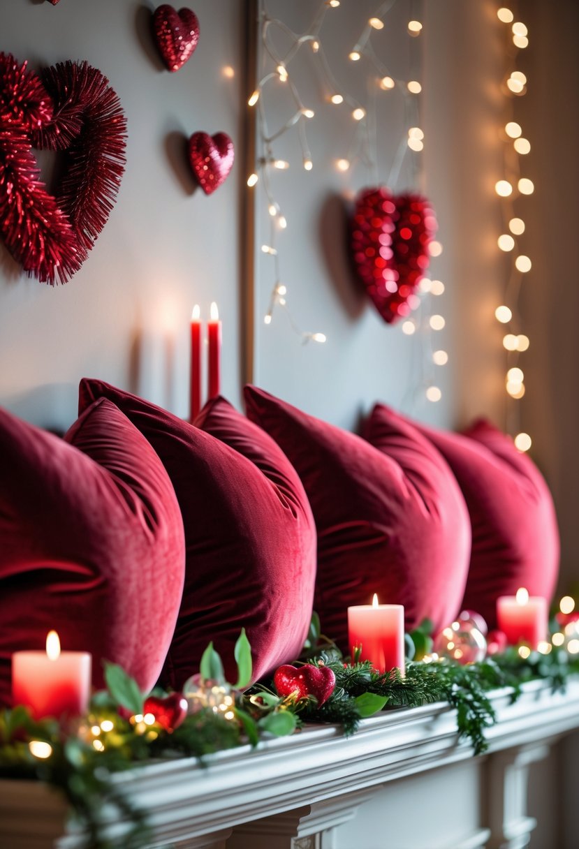 17 Pretty Valentine Mantle Decor Ideas - MummyTime