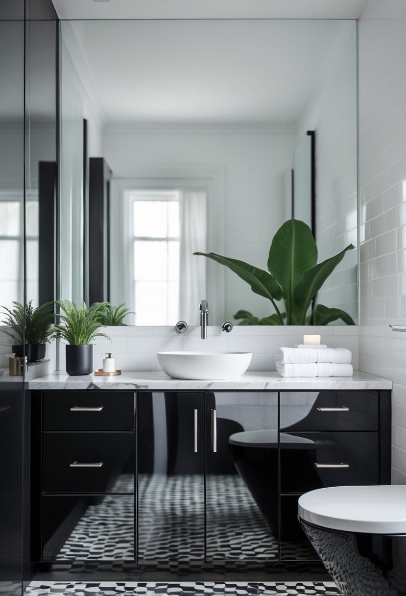15 Classic Black and White Bathroom Decor Ideas - MummyTime