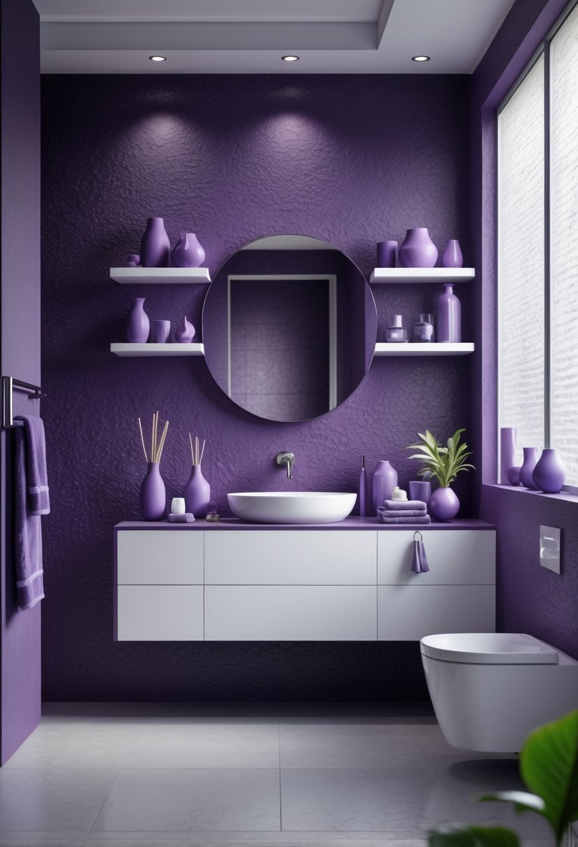 15 Elegant Purple Bathroom Decor Ideas to Elevate Style and Serenity ...