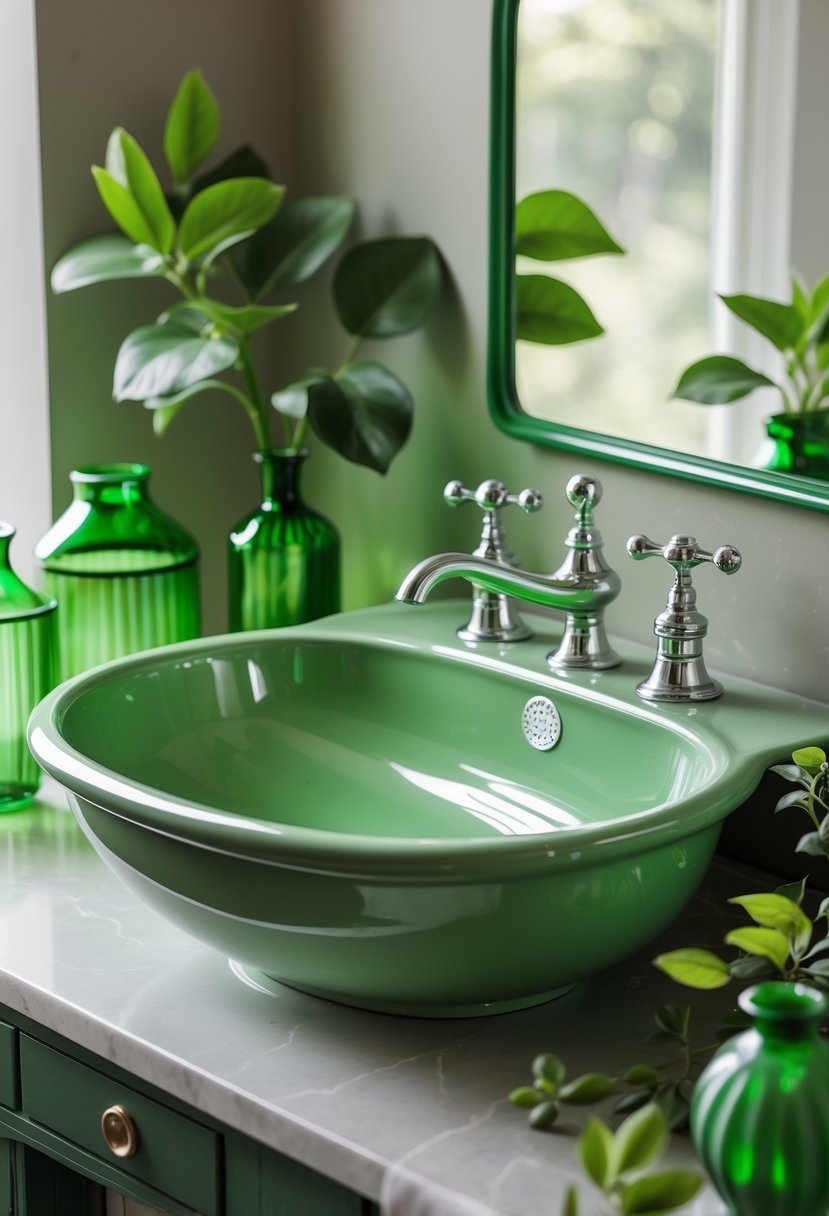 15 Fresh Green Bathroom Decor Ideas for Small Spaces - NapplesMedia