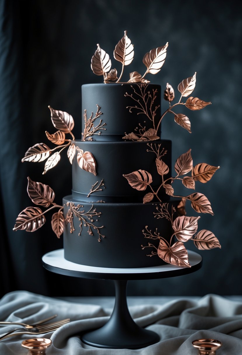 15 Moody Wedding Cake Designs You'll Love - WithLoveLive