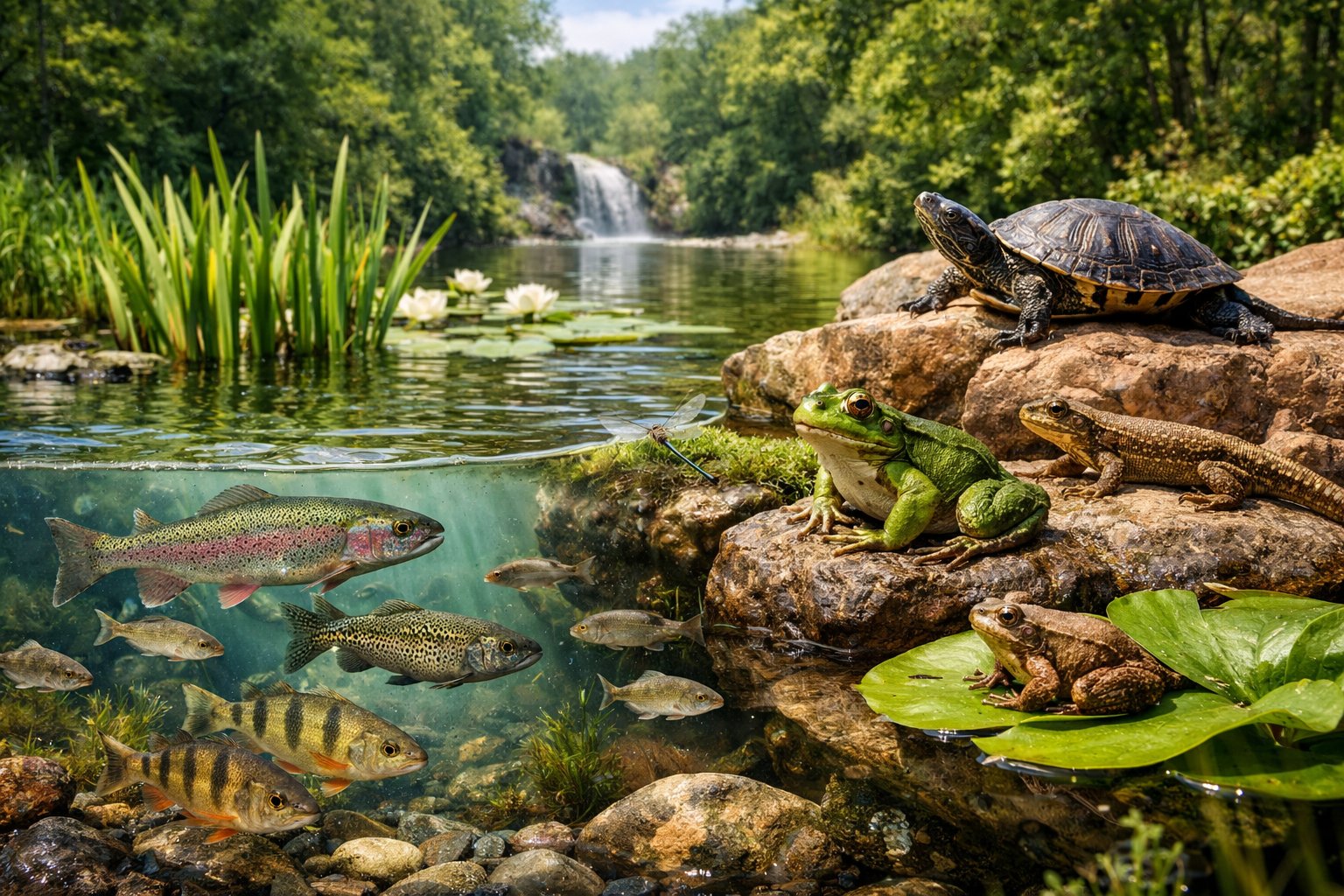 Kralježnjaci (ribe, vodomezci, gmazovi) - Detaljan vodič