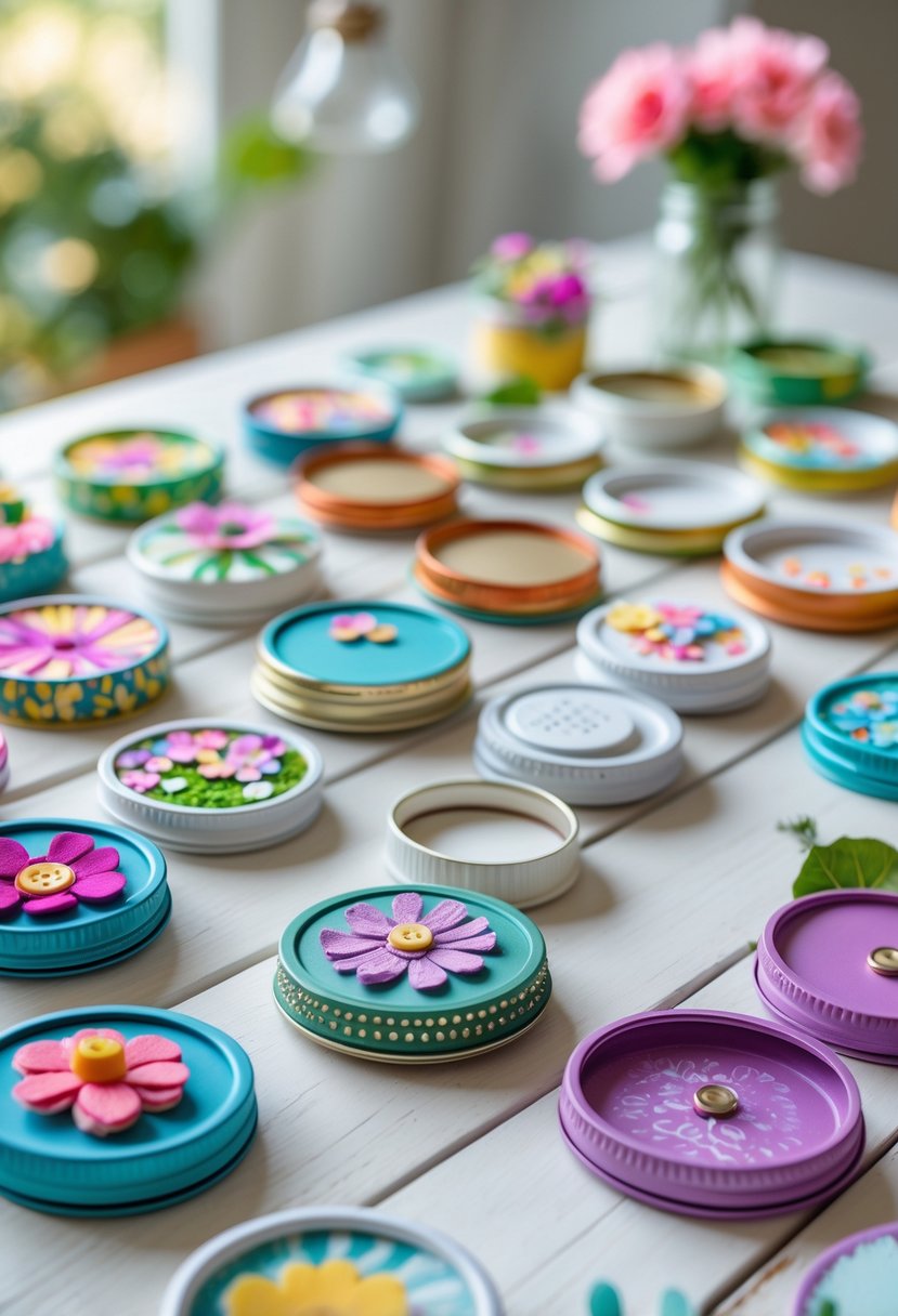 17 Creative Mason Jar Lid Craft Ideas | Mummy Time