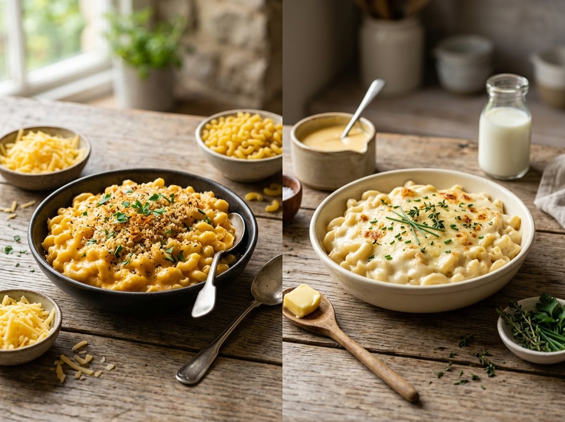 American Mac and Cheese Vs British Macaroni Cheese - Tastylicious