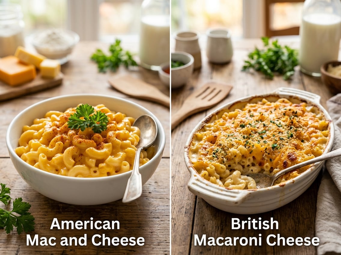 American Mac and Cheese Vs British Macaroni Cheese - Tastylicious