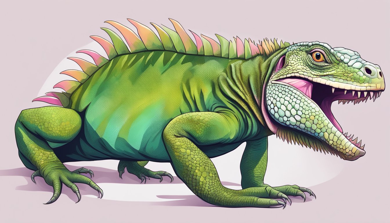 What Does It Mean When An Iguana Opens Its Mouth: Understanding Iguana ...