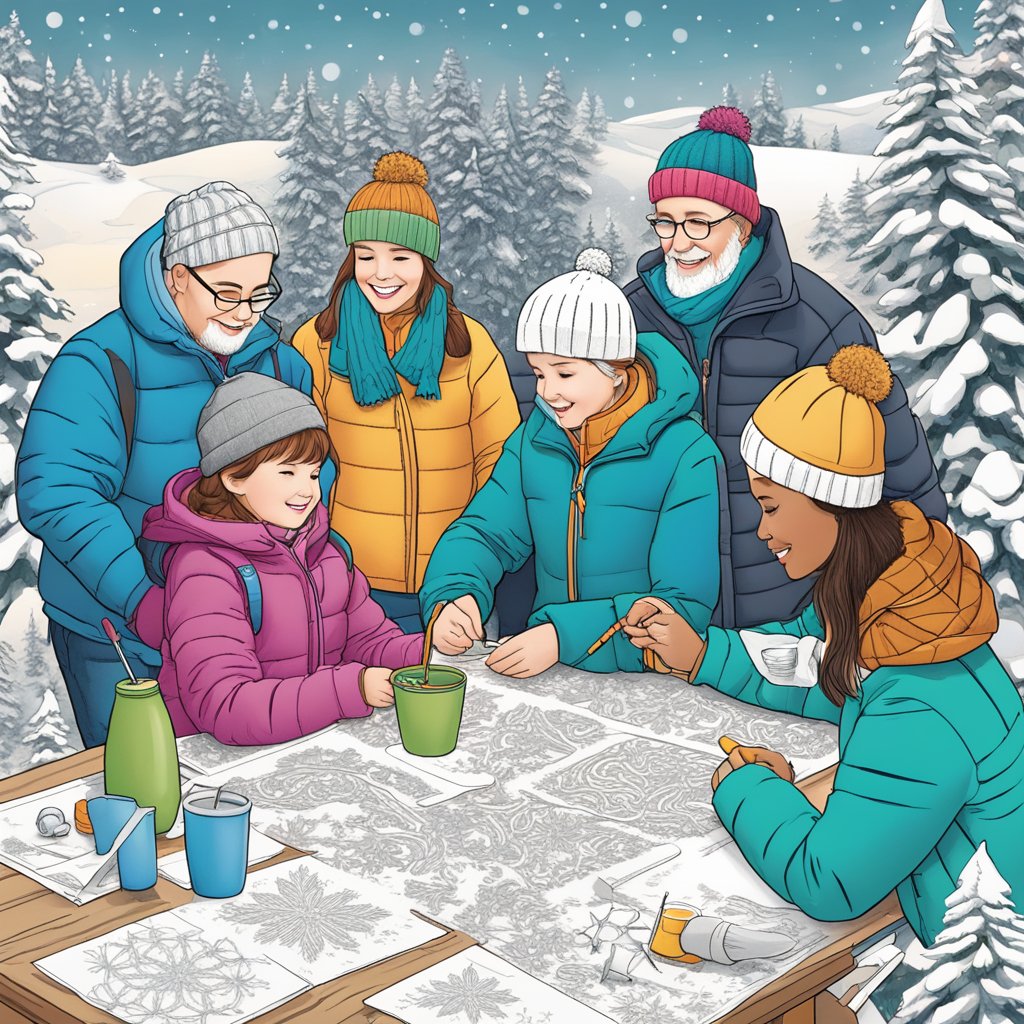 Free Winter Coloring Pages for Kids and Adults - Ashley Yeo