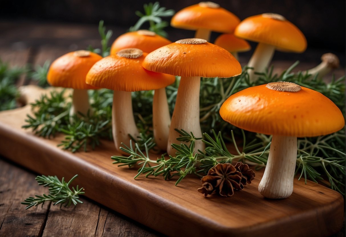 Orange Mushrooms Identification Guide: Spotting Edible and Toxic Species