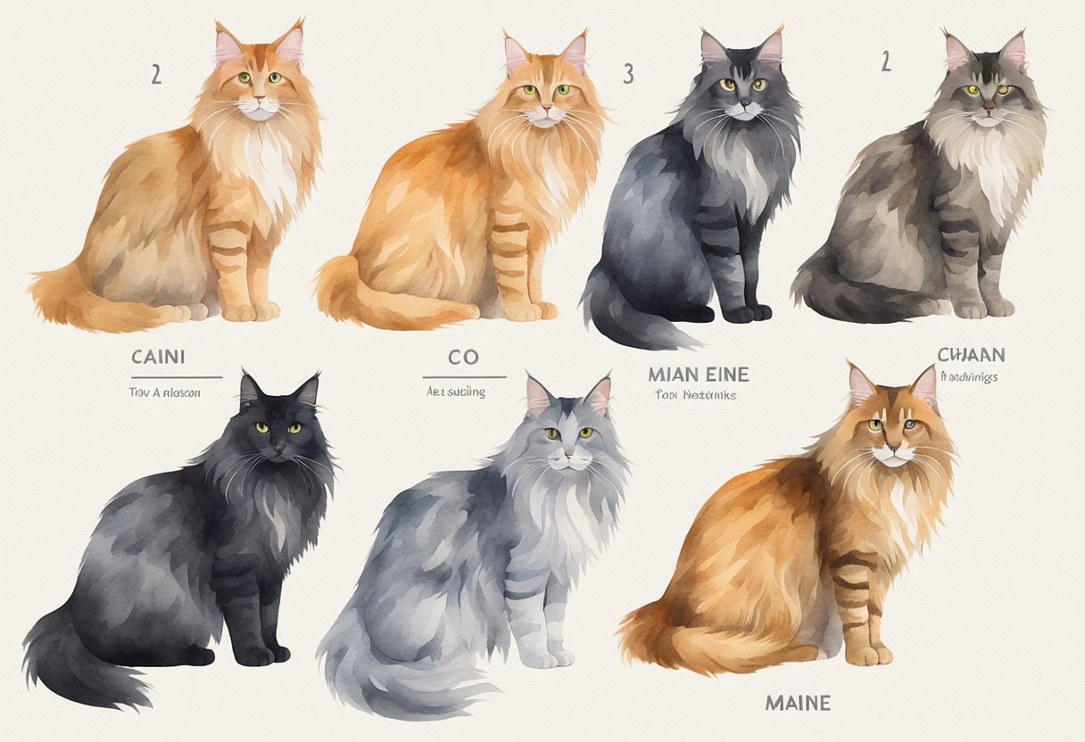Comparison Maine Coon Size Chart: Gigantic Felines or Fluffy Illusion ...