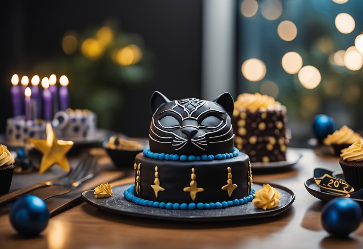 15 Black Panther Birthday Cake Ideas: Bring Wakanda to Your Celebration ...