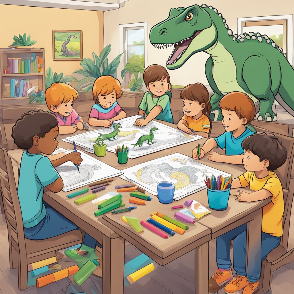 Dinosaur Coloring Pages for Kids - Ashley Yeo