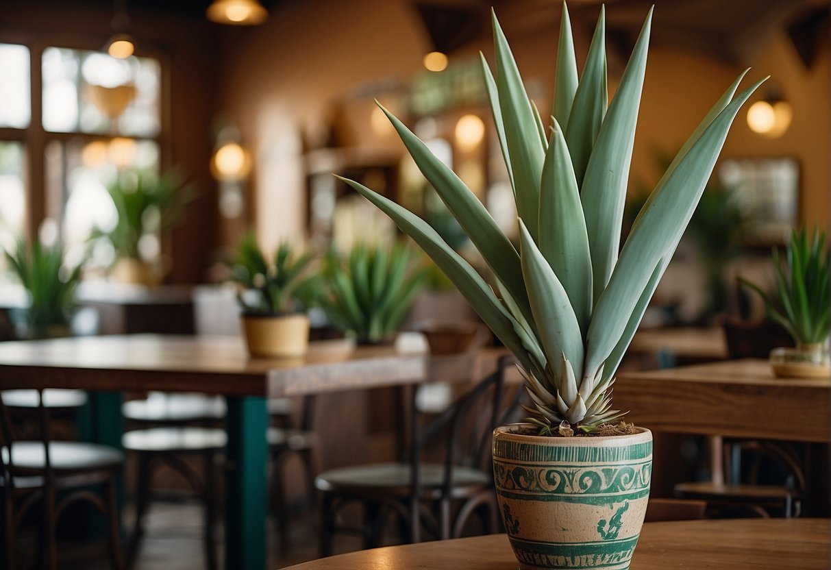 Why Yucca Plants and Women are Featured in Mexican Restaurant Decor