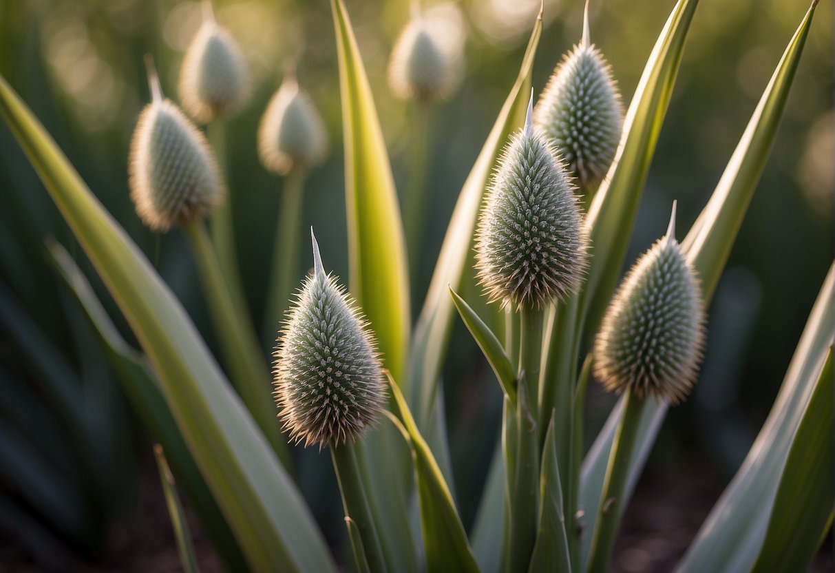 What is the Black Cap on Yucca Plants: Understanding Yucca Bloom Stalks