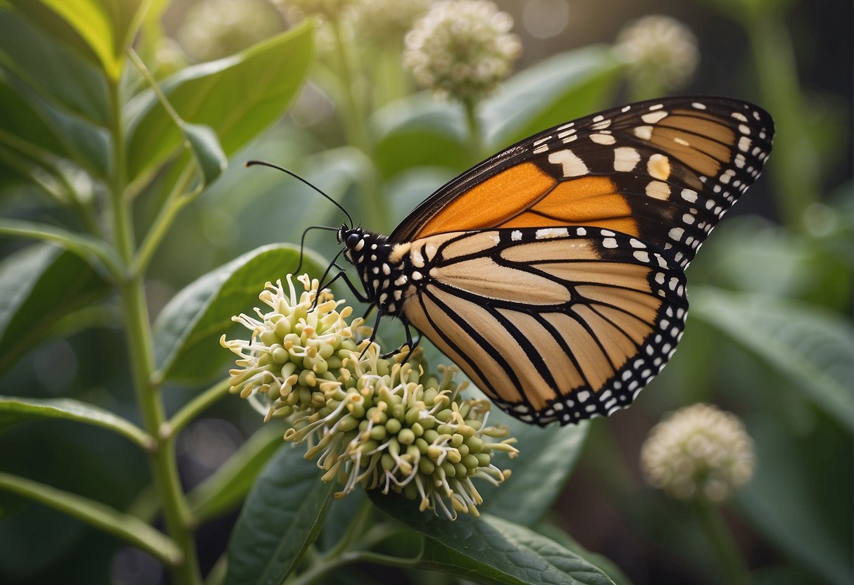 What is the Symbiotic Relationship Between Monarch Butterfly and Milkweed?