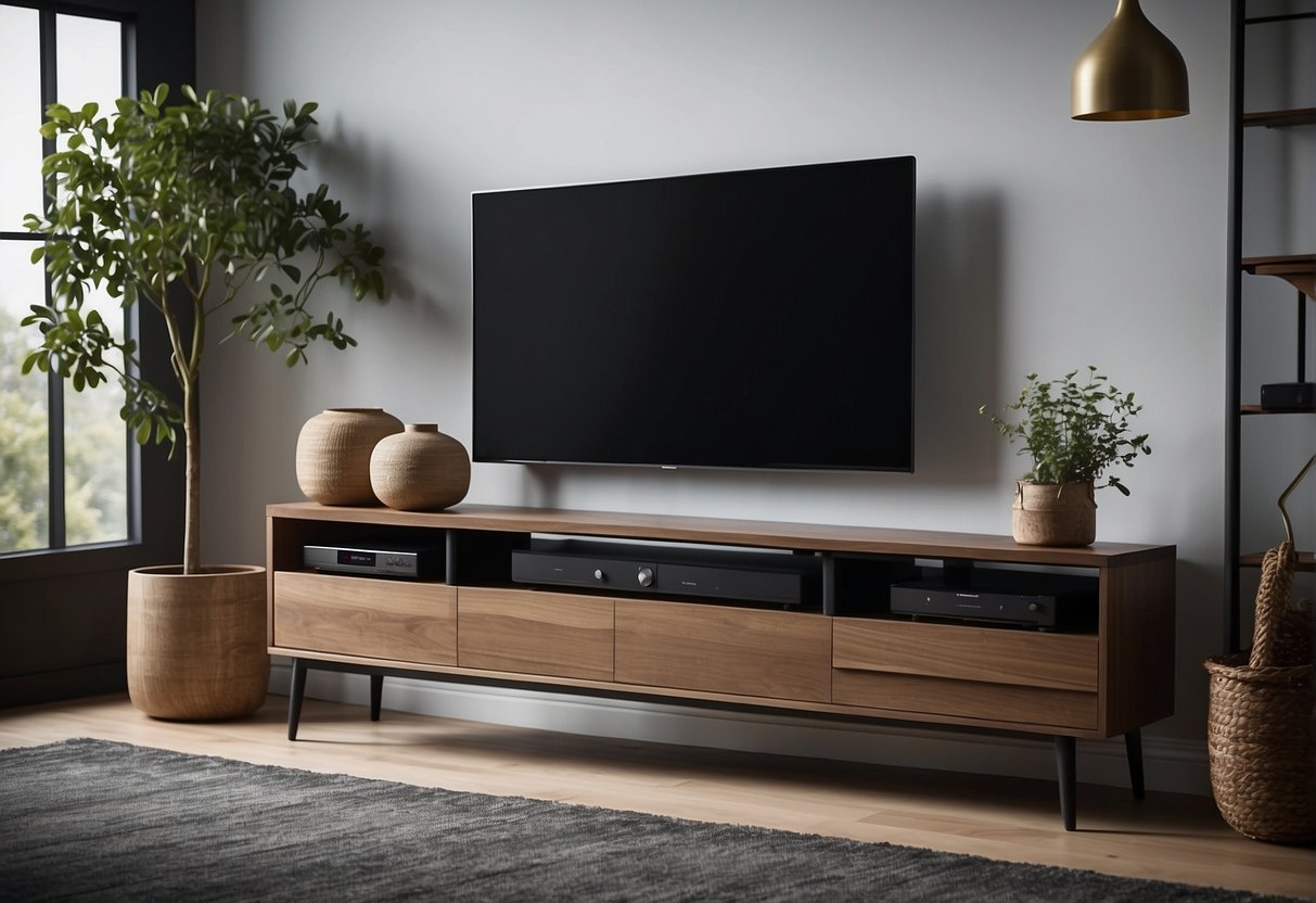 Stylish TV Console Designs for Living Rooms