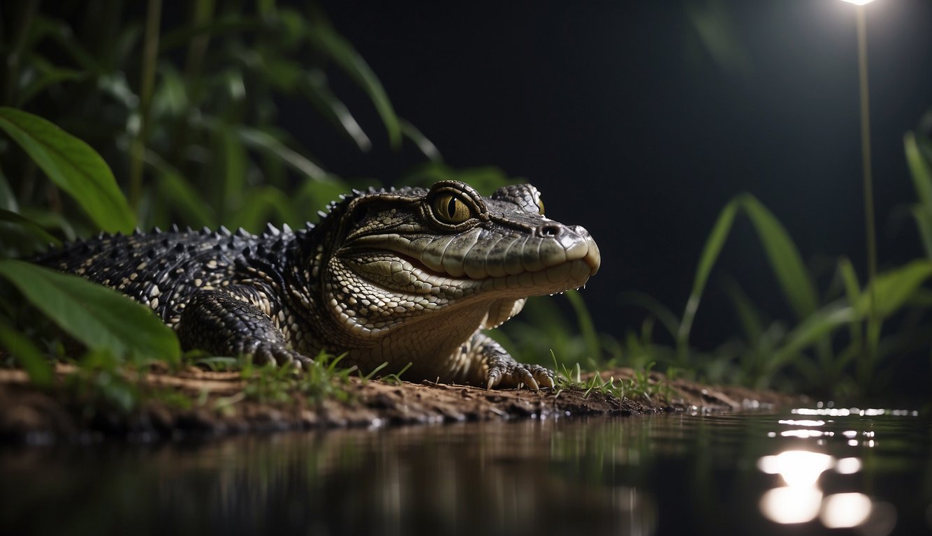 Spectacled Caimans' Nighttime Nest Guarding: How These Reptiles Protect ...