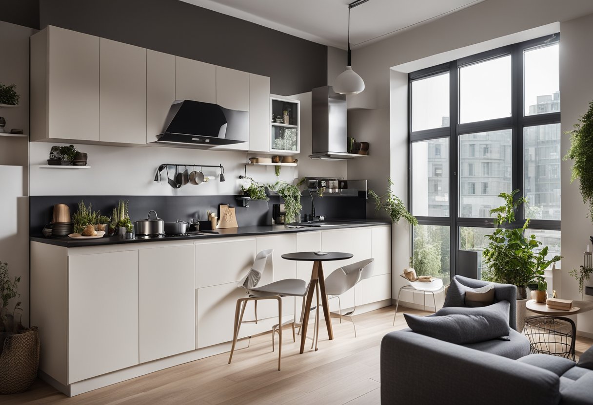 Stylish One-Bedroom Flat Designs: Space-Saving Ideas