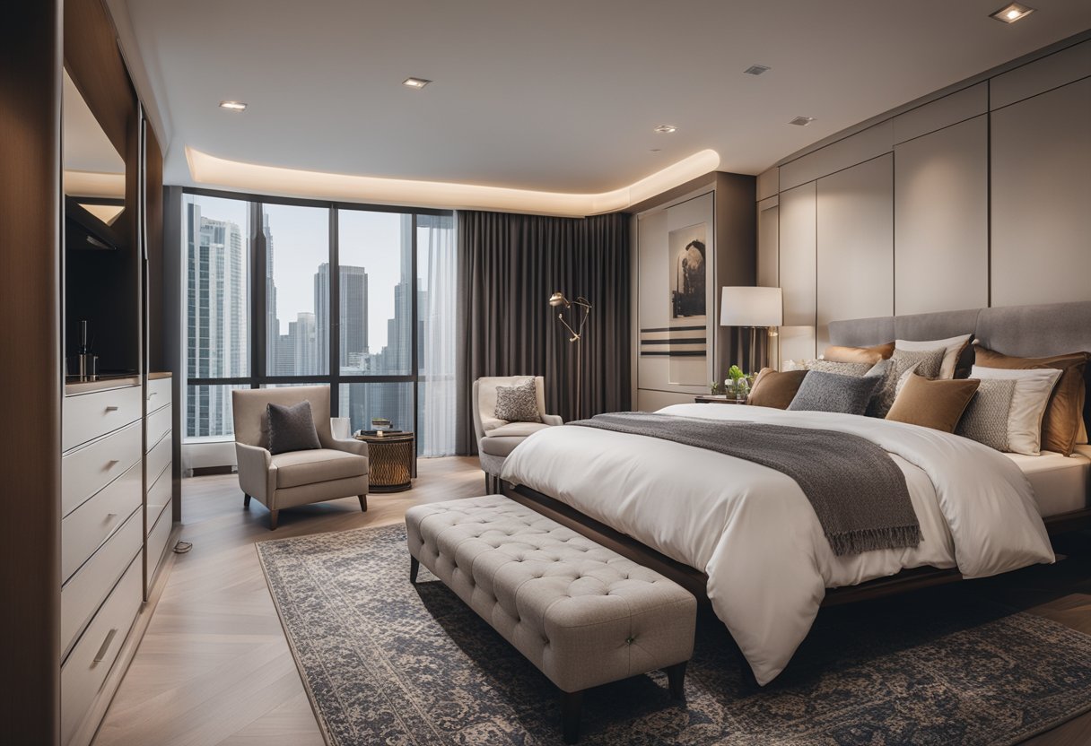 Maximise Space: Bedroom Design with Walk-In Closet