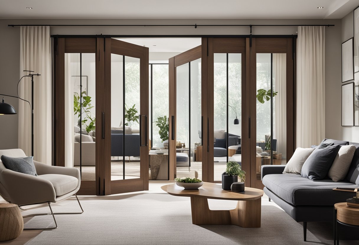 Elegant Living Room Door Design Solutions