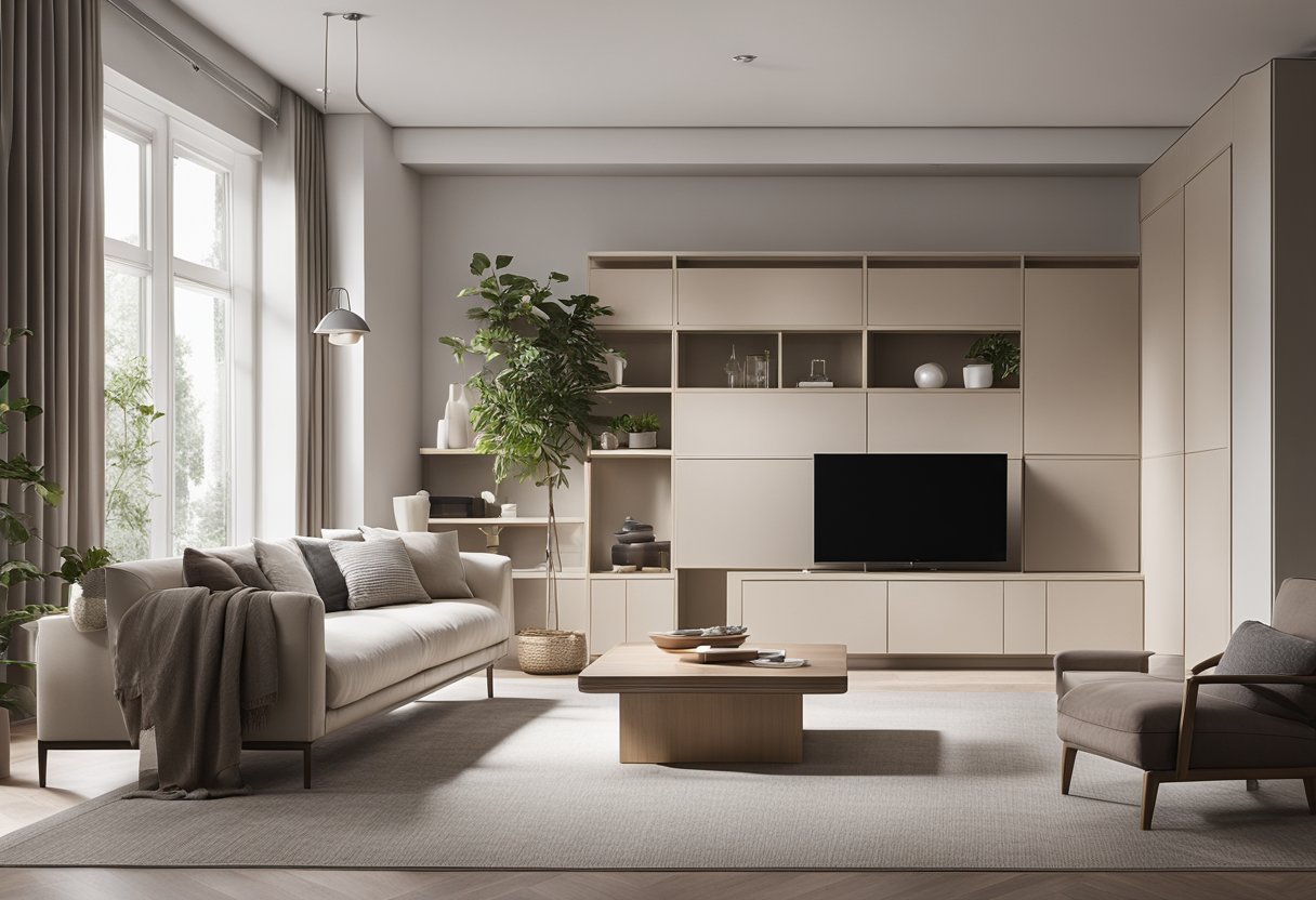 Elegant Wardrobe Interior Designs for Living Rooms