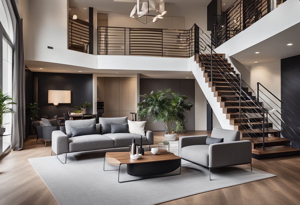 Transform Your Space: Living Room + Stairs Designs