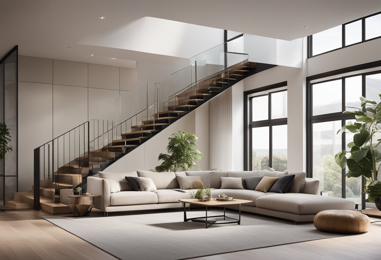 Transform Your Space: Living Room + Stairs Designs